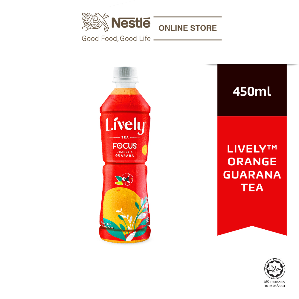 Lively™ Orange Guarana Tea (450ml) | PGMall