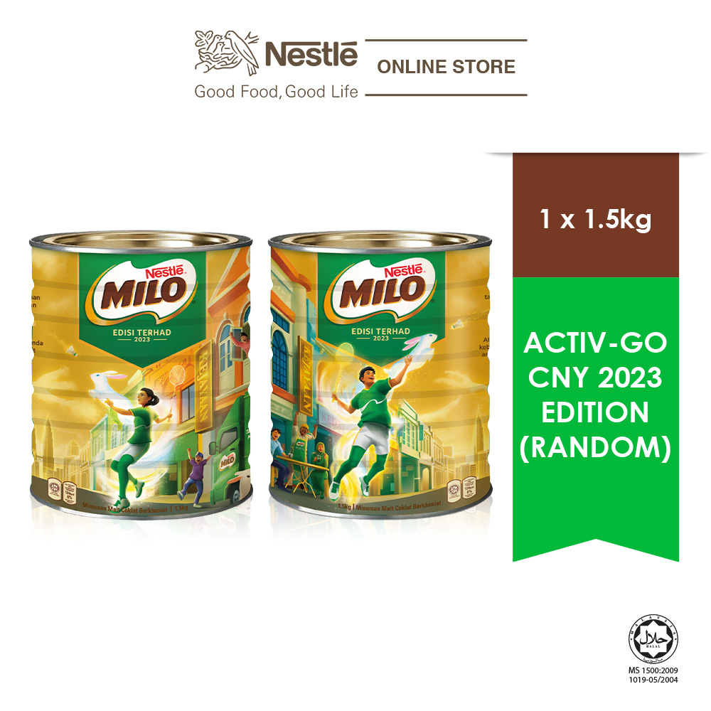 NESTLE MILO CHOCOLATE MALT POWDER Tin 1.5kg Chinese New Year Festival ...