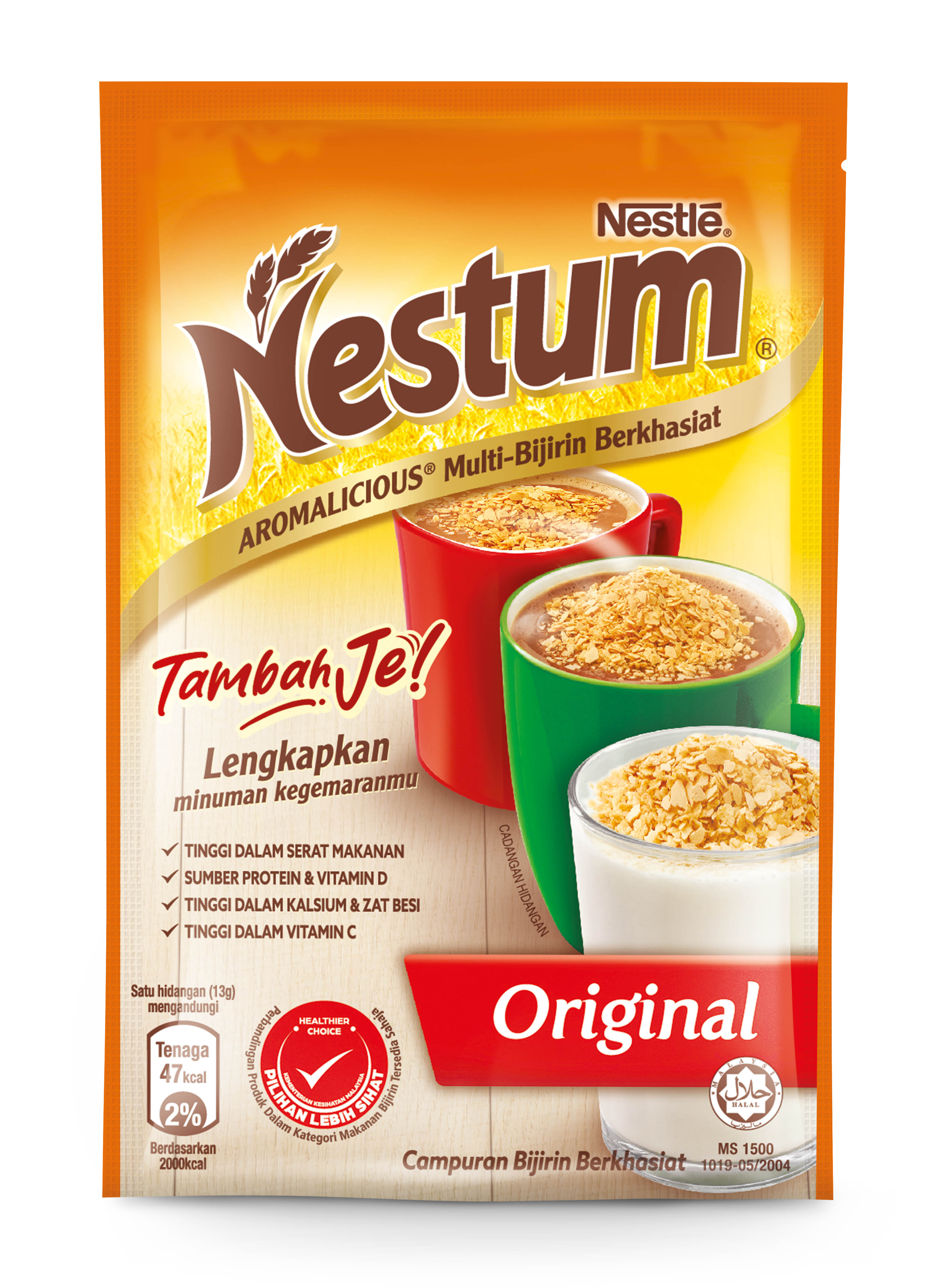 NESTLE NESTUM All Family Cereal Original 14 Packets 13g Bundle of 2