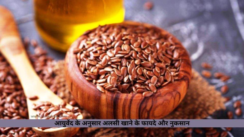 अलसी खाने के फायदे और नुकसान