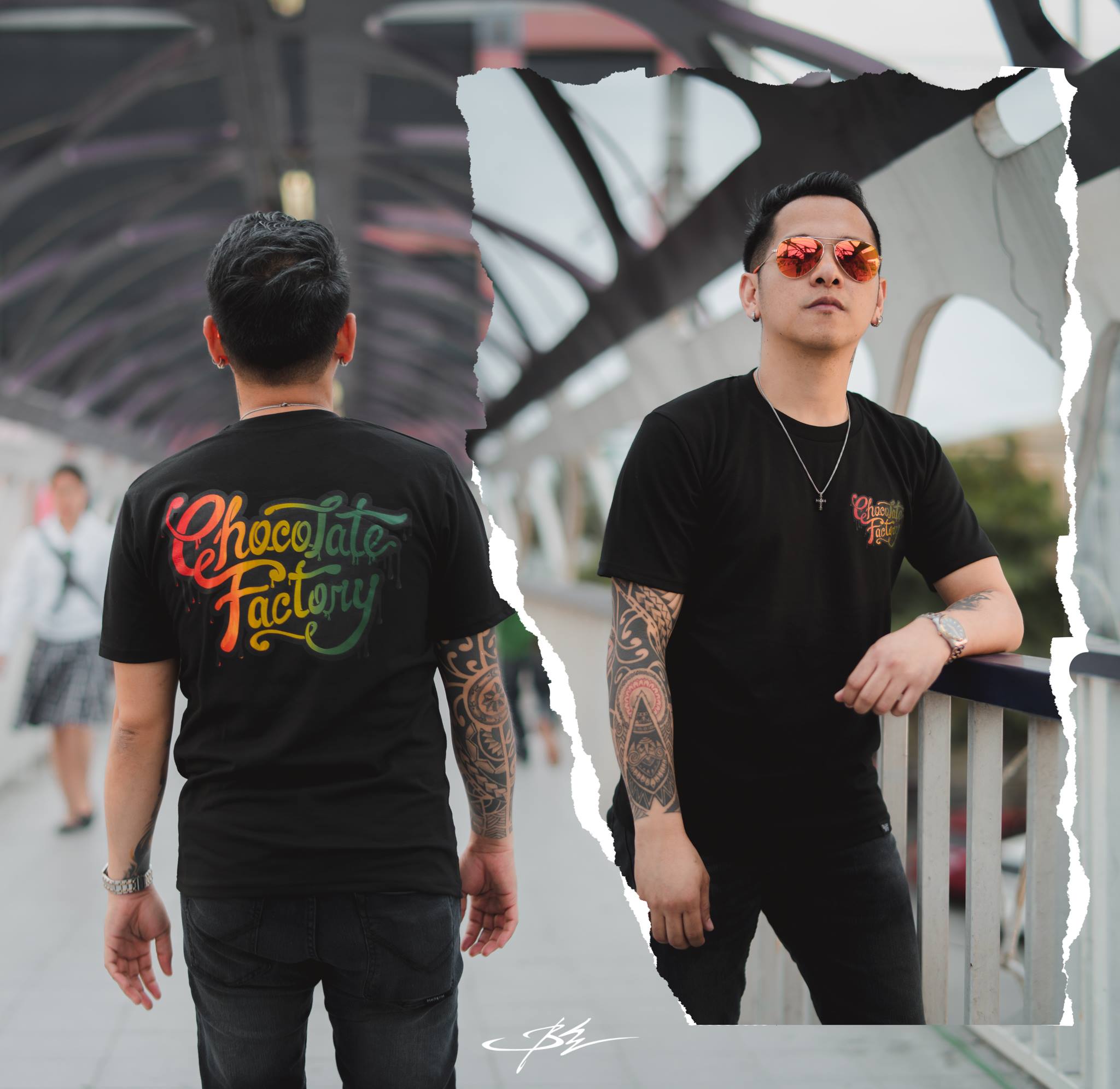 Official Chocolate Factory Band Couple T-Shirt - Black - Small | Pabilis.ph