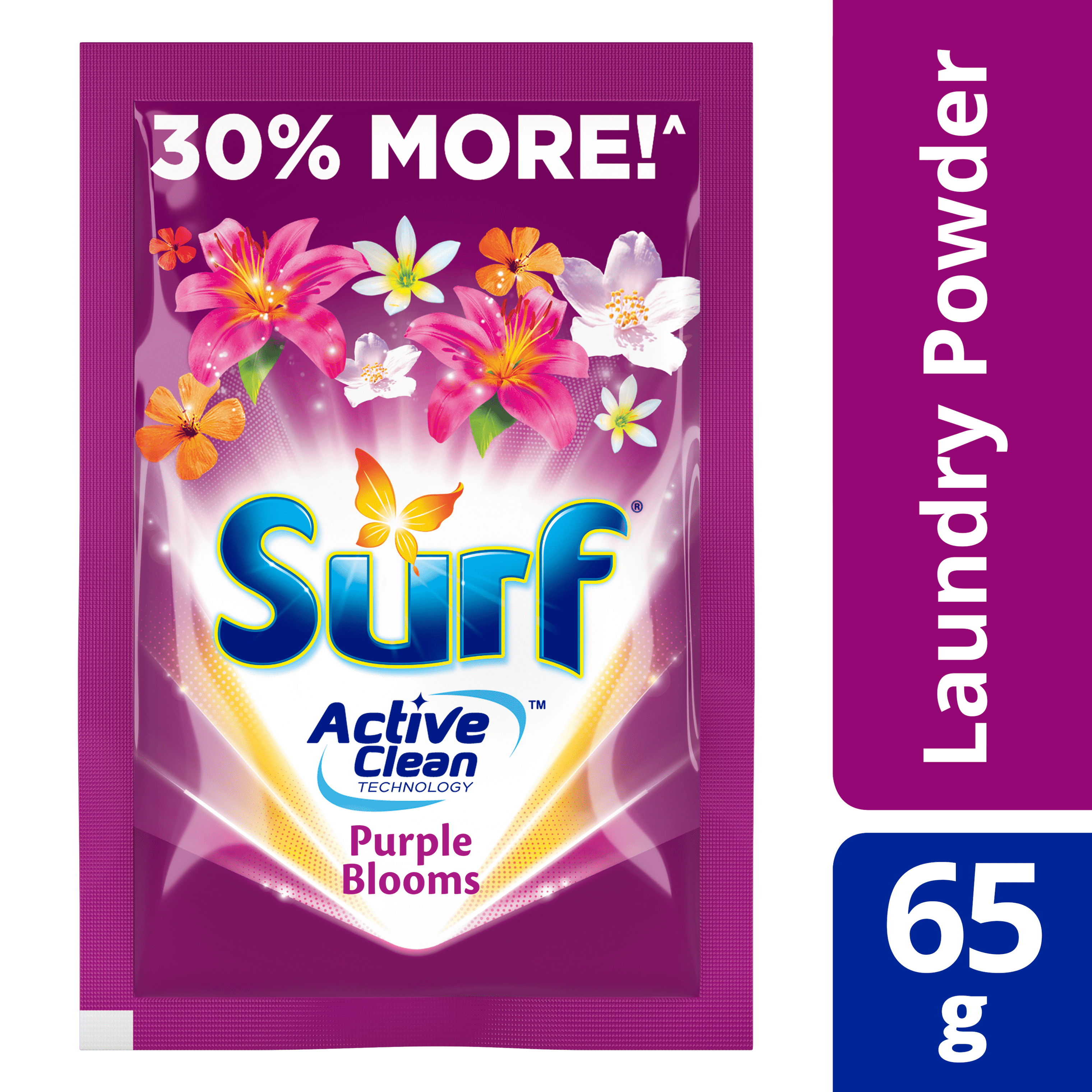 Surf Powder Detergent Purple Blooms 65G Sachet | Pabilis.ph