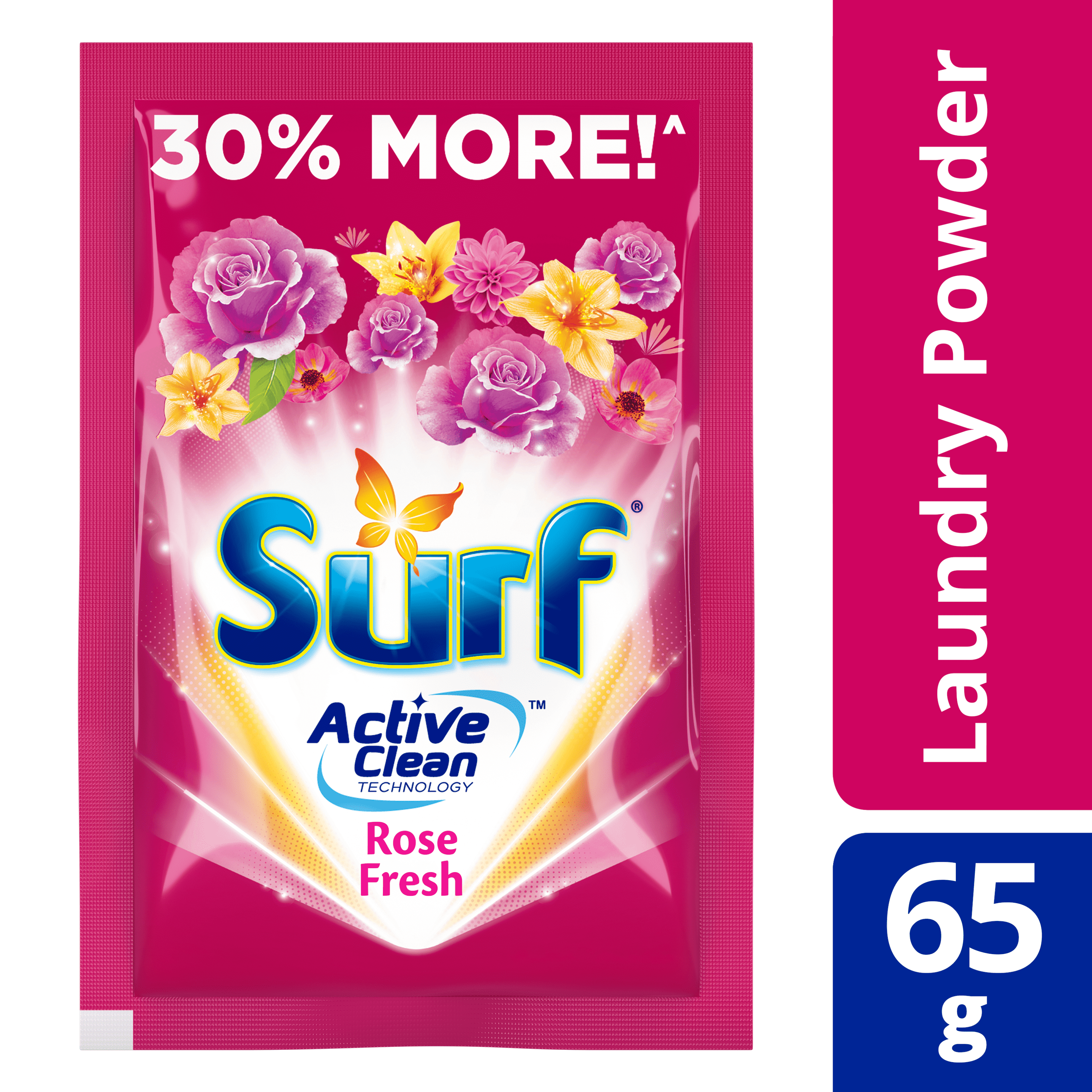 Surf Powder Detergent Rose Fresh 65G Sachet | Pabilis.ph