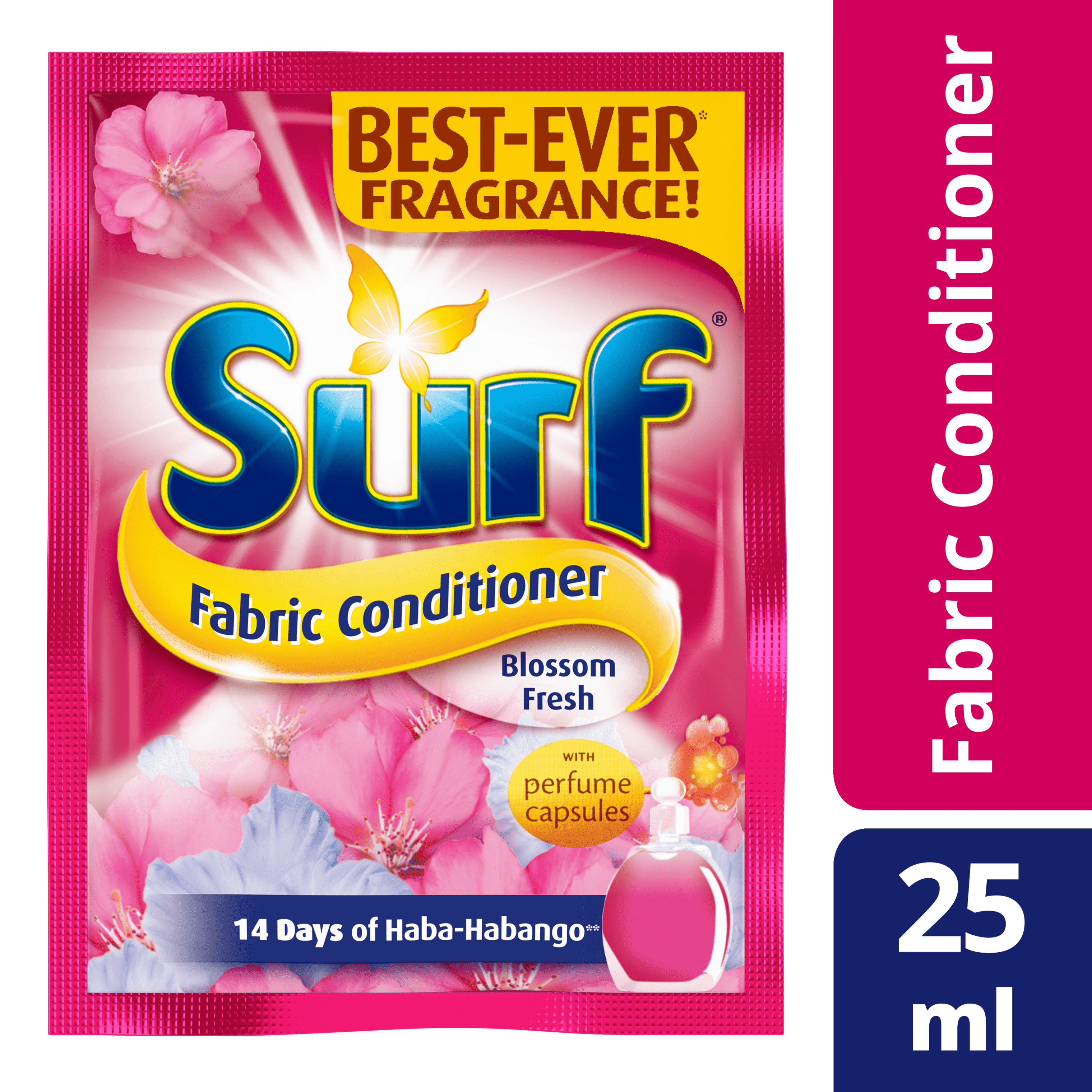 Surf Pink Fabric Conditioner Blossom Fresh 25ML Sachet | Pabilis.ph