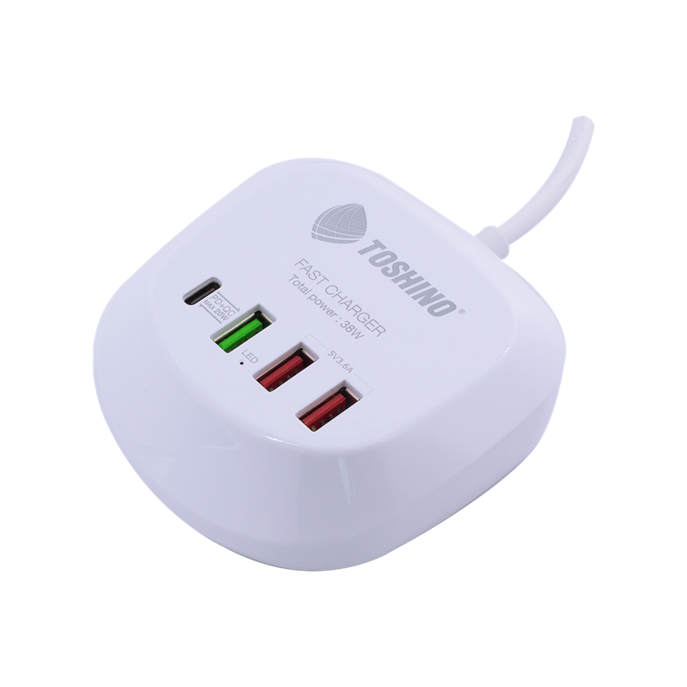 Toshino Adapter 4USB PD Quick Charge TS-1PD | Jaymart