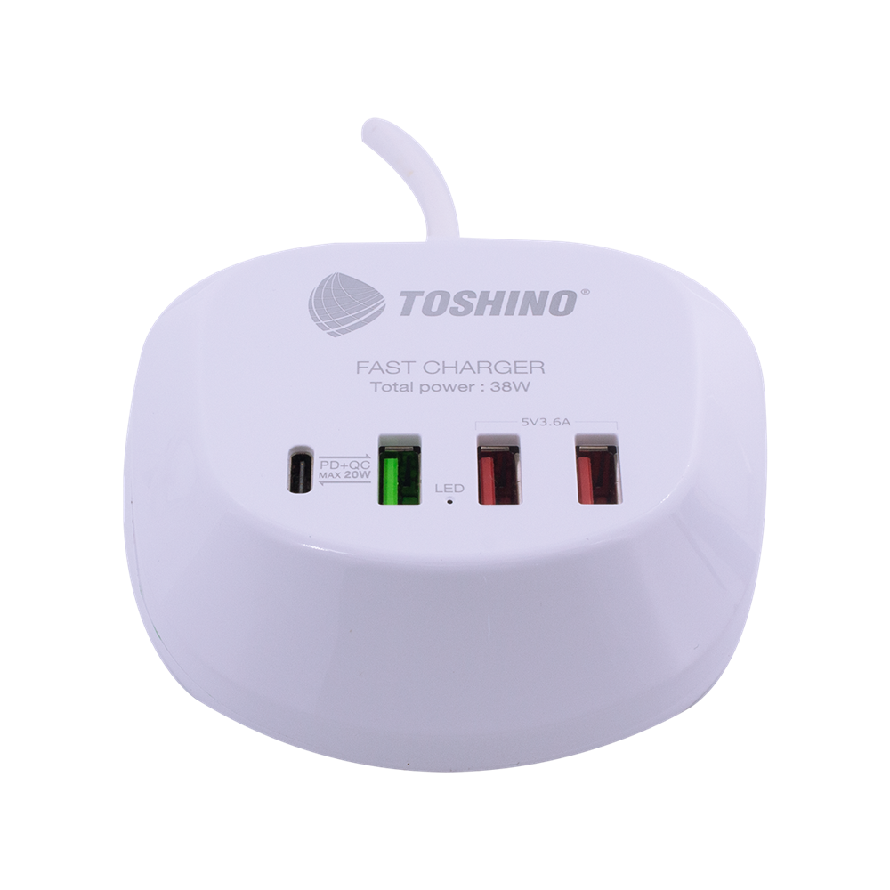 Toshino Adapter 4USB PD Quick Charge TS-1PD | Jaymart