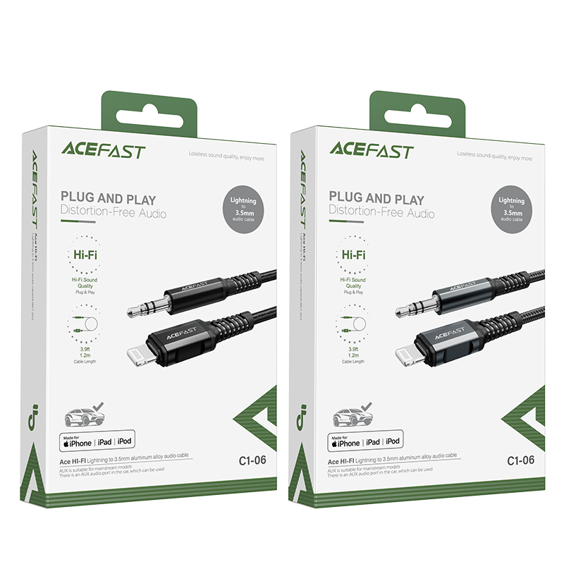 ACEFAST C1-06 Lightning to 3.5mm male audio cable | Jaymart