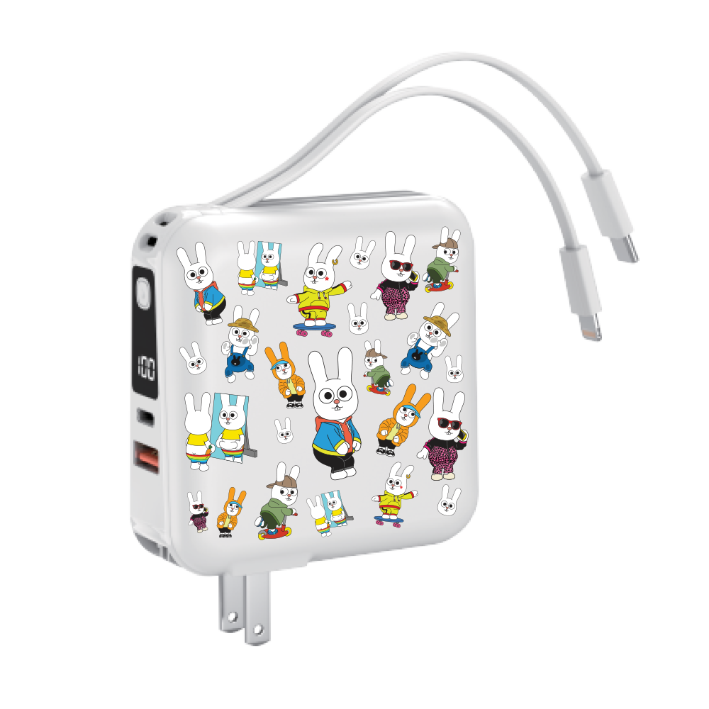 Premium หมู่ 2 Power Bank 15000 mAh With Built In Cable and Adapter 20W ...