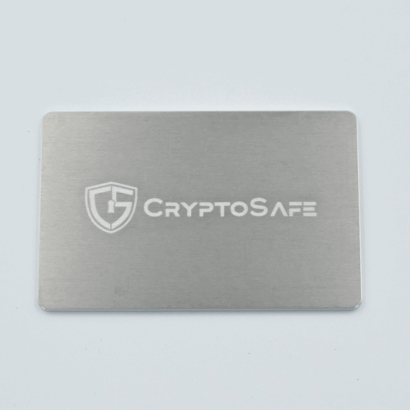 CryptoSafe Lite แผ่นเหล็กเก็บ Seed Phrase 24 คำ | Jaymart