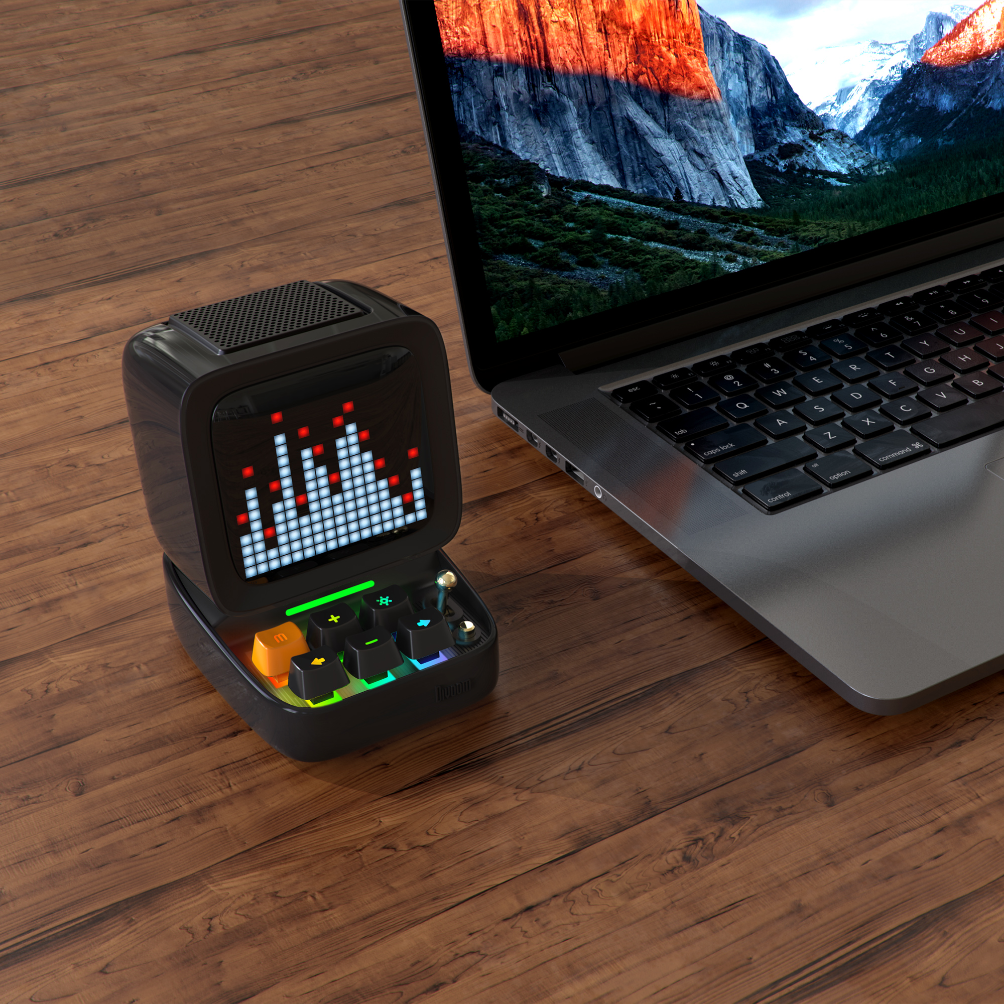 Divoom Ditoo Pro ลำโพงพกพาพร้อมแป้นพิมพ์ไฟ RGB | Jaymart