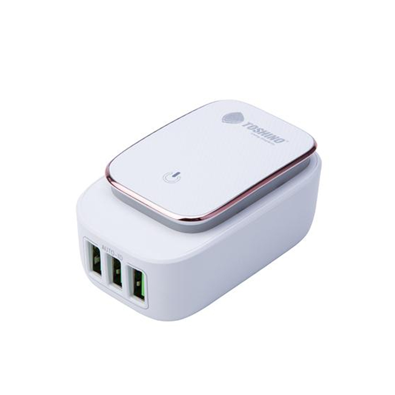 Toshino Travel Adapter 3 USB charger (3.4A ) | Jaymart