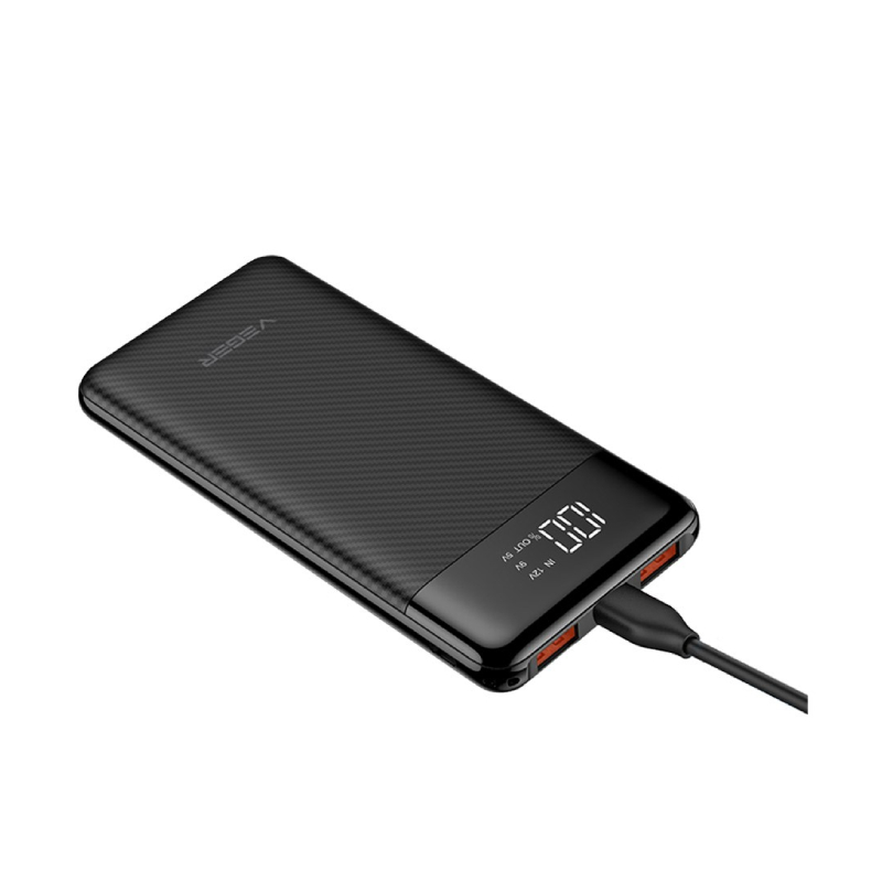 Veger Power Bank 10000 mAh 2 USB-A,1 USB-C (PD) QC3.0 22.5w P13PD | Jaymart