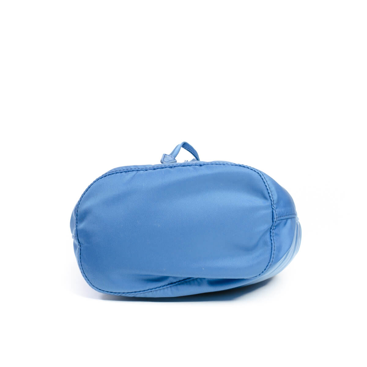 Blue Nylon Drawstring Pouch