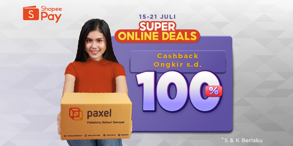 There is a Cashback Promo of up to 100% using ShopeePay Payments