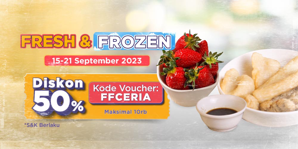 Jajan Produk Fresh dan Frozen di PaxelMarket, Diskon 50%!