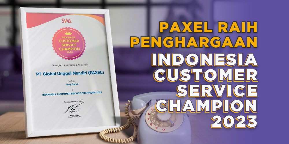 Paxel Raih Penghargaan Indonesia Customer Service Champion 2023