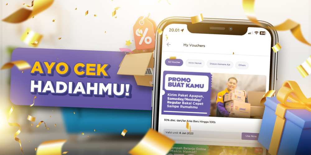 Waktunya Nikmati Hadiah THR Voucher Promo dari Selesaikan Misi Kirim Paket!