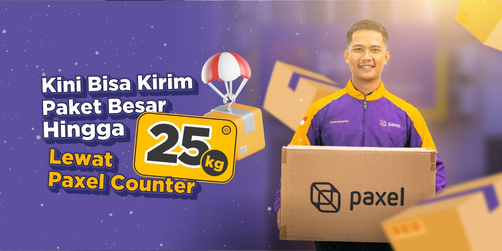 Kirim Paket Terdekat Ukuran Besar hingga 25 kg Lewat Paxel Counter