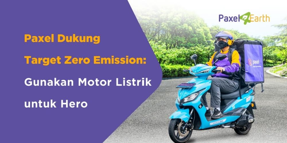 Paxel Supports Zero Emission Target: Use Electric Motor for Hero