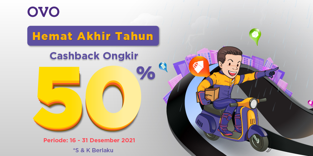 End of Year Save, Get 50% Cashback with OVO Payments!