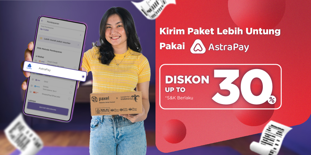 Kirim Paket Lebih Untung Pakai Astrapay Diskon Hingga 30%