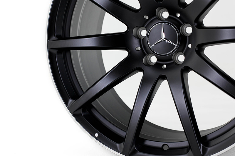 Permaisuri | AMG - AMG Sytle V SL Satin Black w/ Machined Edge 20"