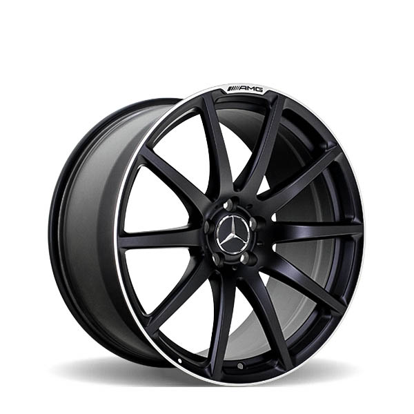 Permaisuri | AMG - AMG Sytle V SL Satin Black w/ Machined Edge 20"