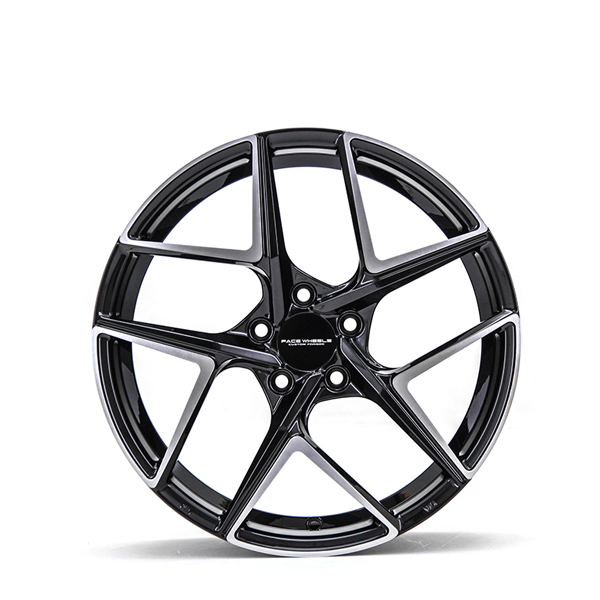 Permaisuri | Facewheels - FW1007 | Machined Face With Gloss Black 18