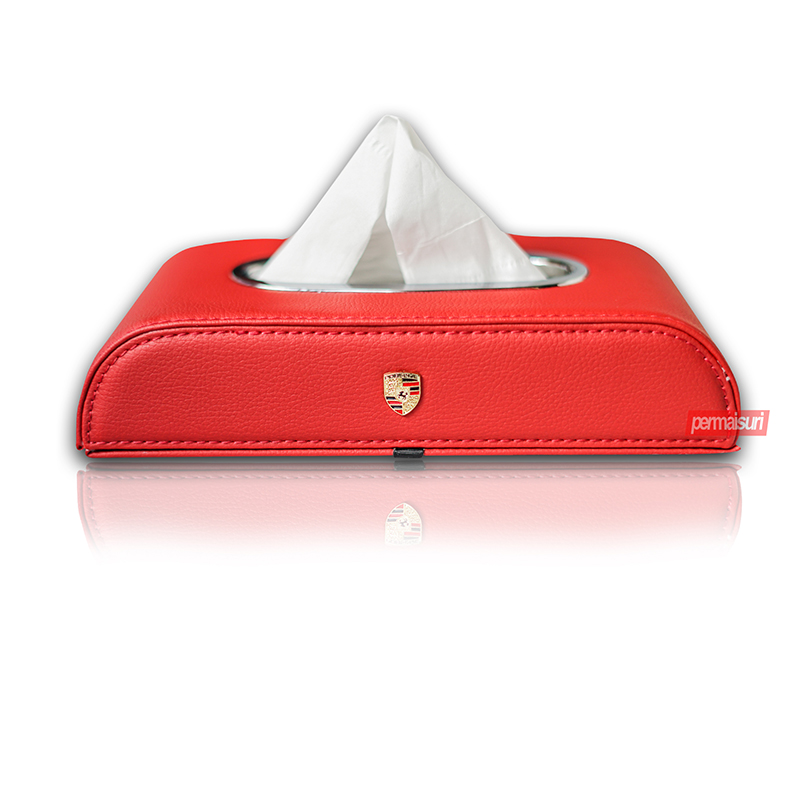 Permaisuri | Accessories - Tissue Box Porsche Red