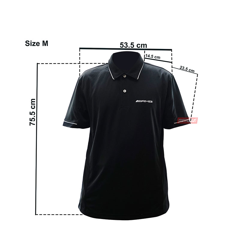 Permaisuri | Accessories - AMG POLO SHIRT MEN S BLACK MERCEDES-BENZ