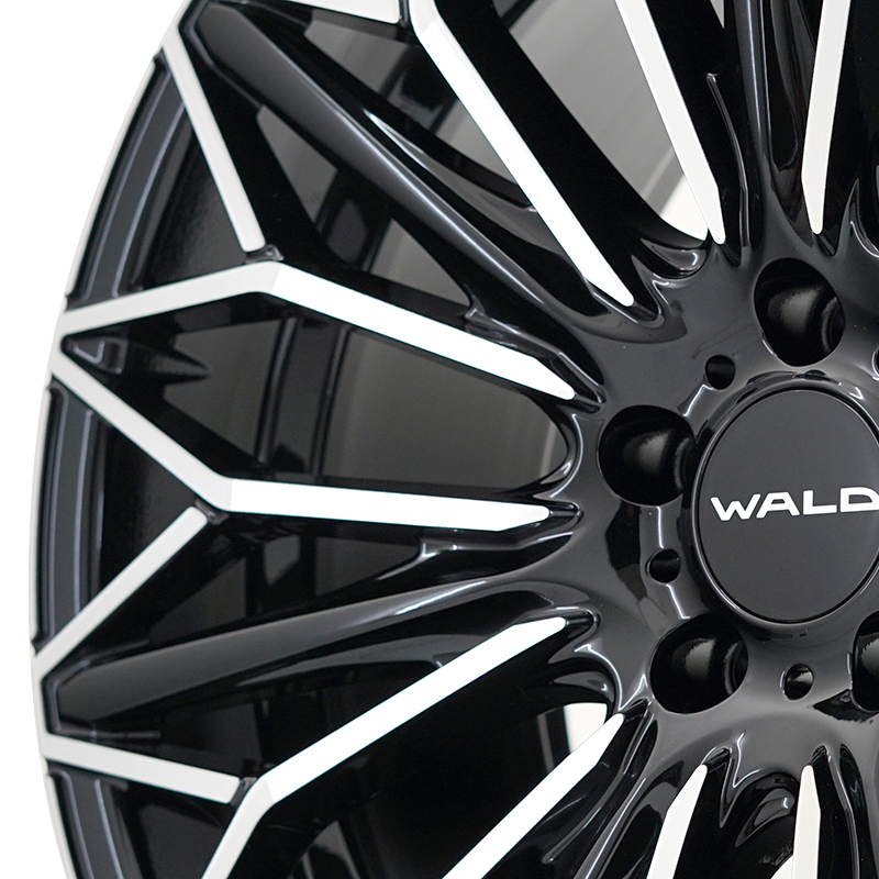 Permaisuri | Wald - Kaede K11-C Black Polish Hyper Silver 20