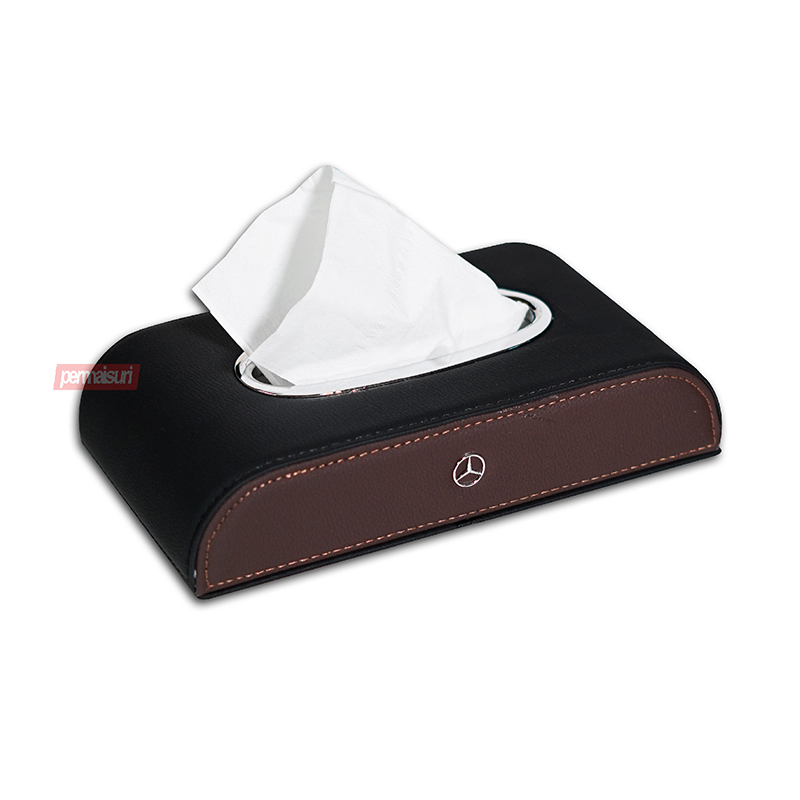 Permaisuri | Accessories - Tissue Box Mercedes Benz Brown Black