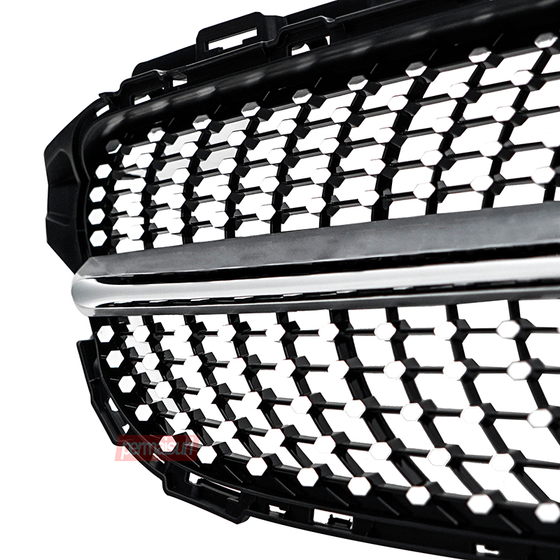 Permaisuri | Accessories - Grille C-Class W205 Silver Diamond Facelift