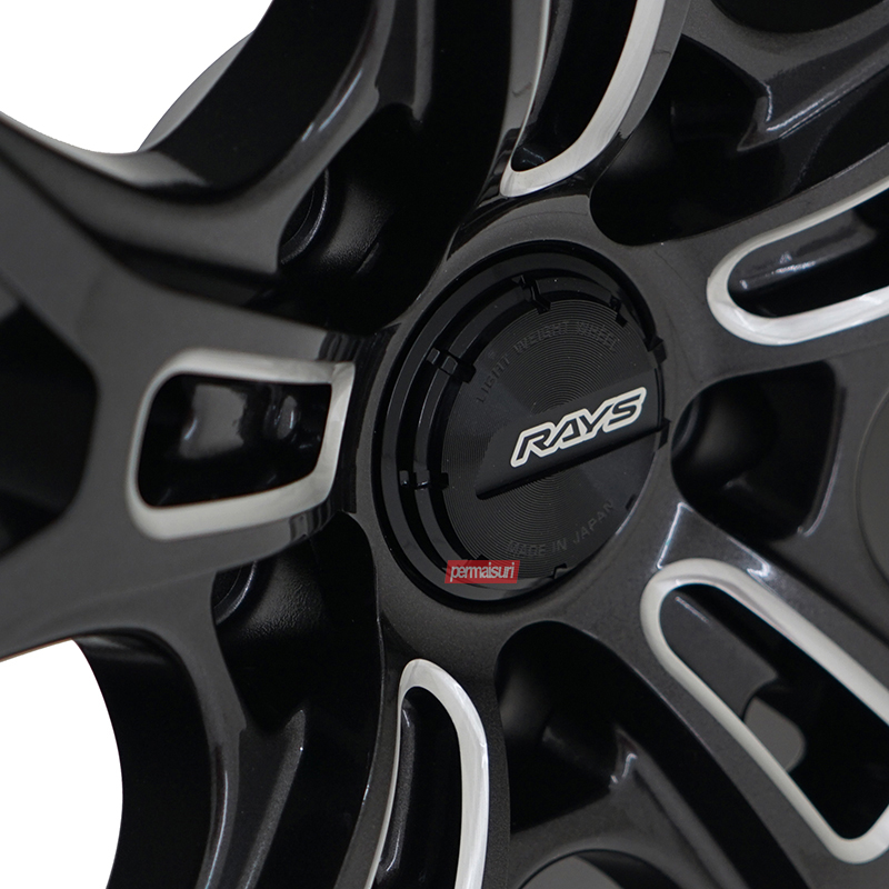 Permaisuri | Rays - 57FXZ Super Dark Gunmetal/Machining/Rim Edge DC 19