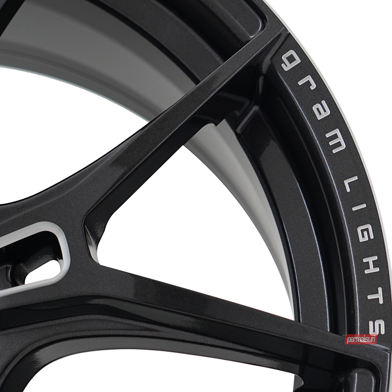 Permaisuri | Rays - 57FXZ Super Dark Gunmetal/Machining/Rim Edge DC 19