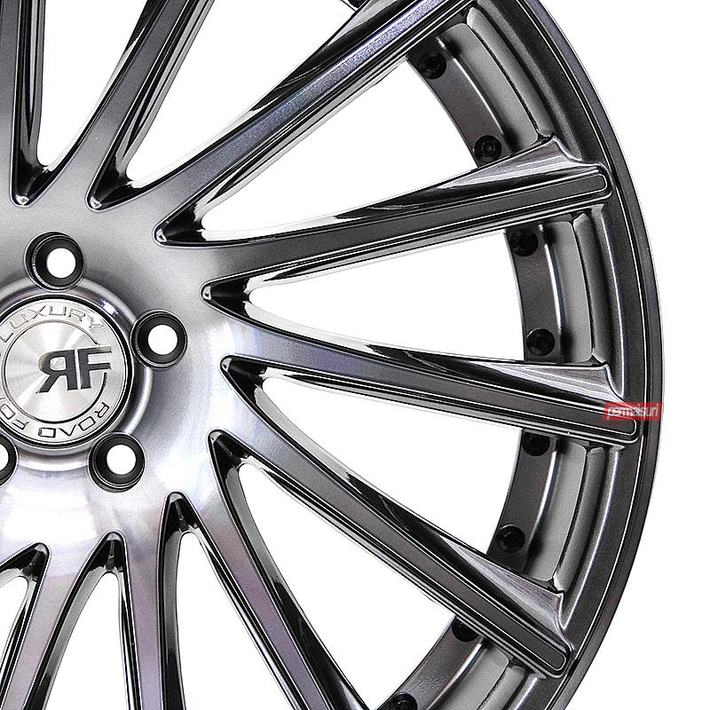 Permaisuri | Road Force - RF16 | Gunmetal w/ Tinted Machine Face 22