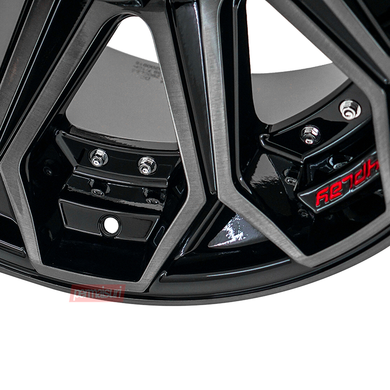 Permaisuri | 4PLAY WHEELS - 4P80R | Brushed Black Tinted 20