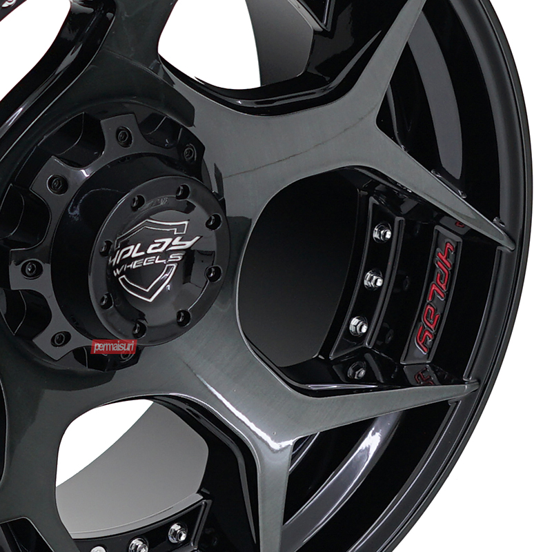 Permaisuri | 4PLAY WHEELS - 4P50 | Black with Brushed Face 20