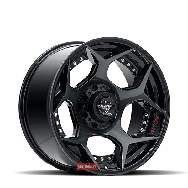 Permaisuri | 4PLAY WHEELS - 4P50 | Black with Brushed Face 20