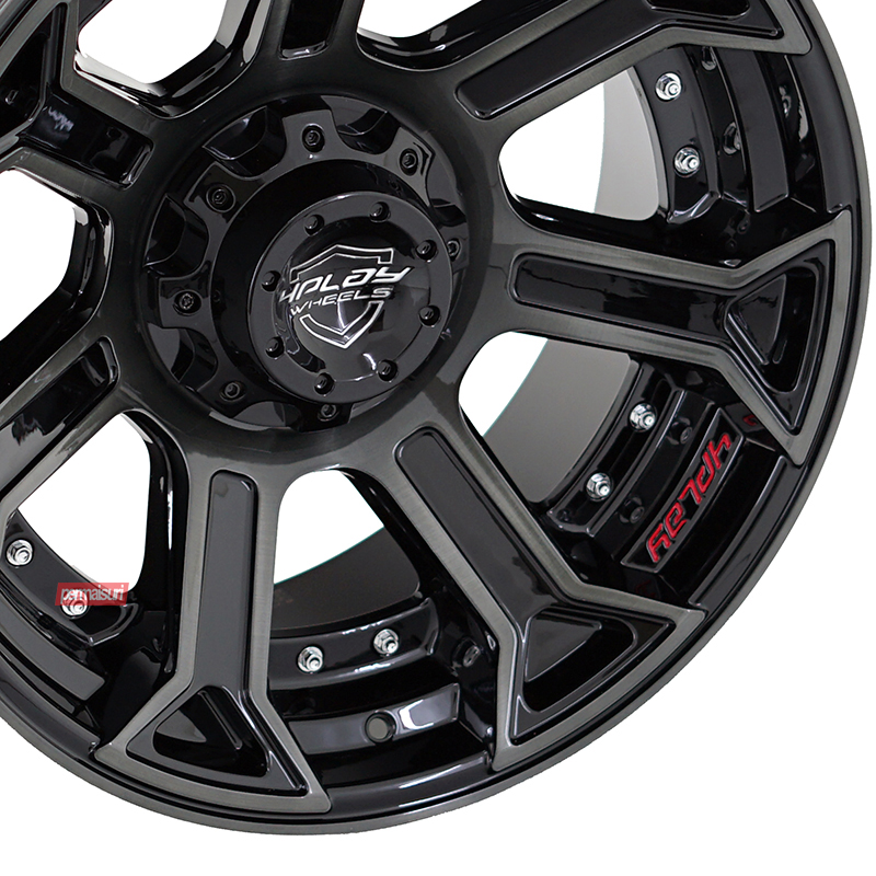 Permaisuri | 4PLAY WHEELS - 4P70 | Brushed Black Tinted 20