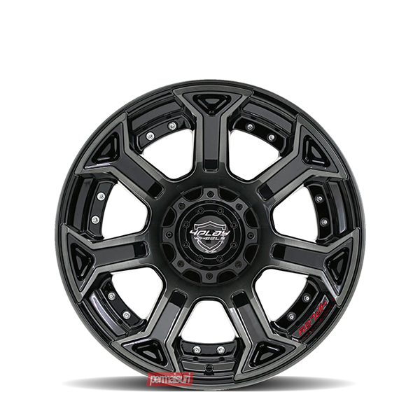 Permaisuri | 4PLAY WHEELS - 4P70 | Brushed Black Tinted 20