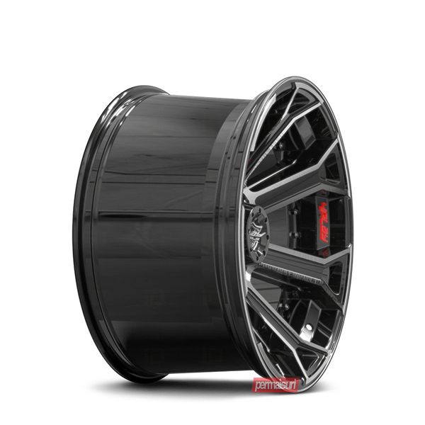 Permaisuri | 4PLAY WHEELS - 4P70 | Brushed Black Tinted 20