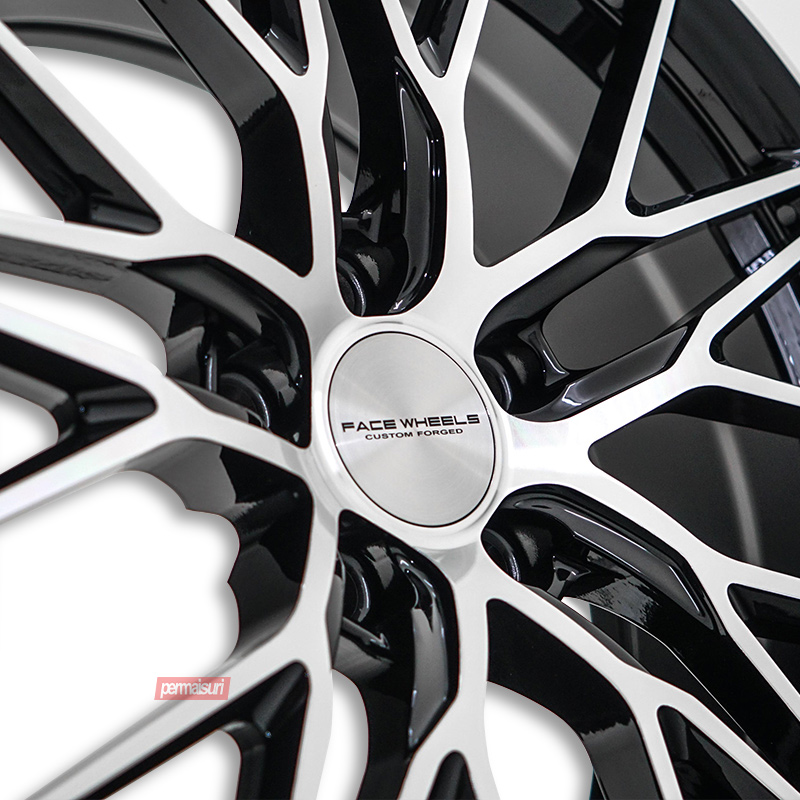 Permaisuri | Facewheels - FW1802 | Gloss Black Machined Face 18