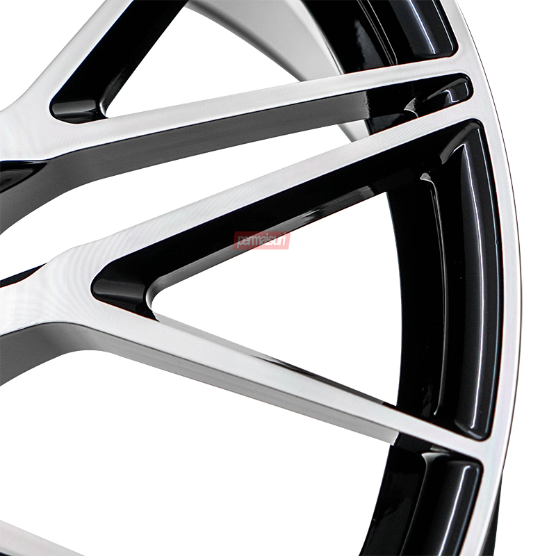 Permaisuri | Facewheels - FW1802 | Gloss Black Machined Face 22
