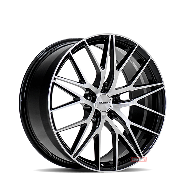 Permaisuri | Facewheels - FW1802 | Gloss Black Machined Face 22