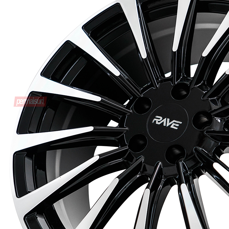 Permaisuri | RAVE - Stark II | Gloss Black with Machined Face 20