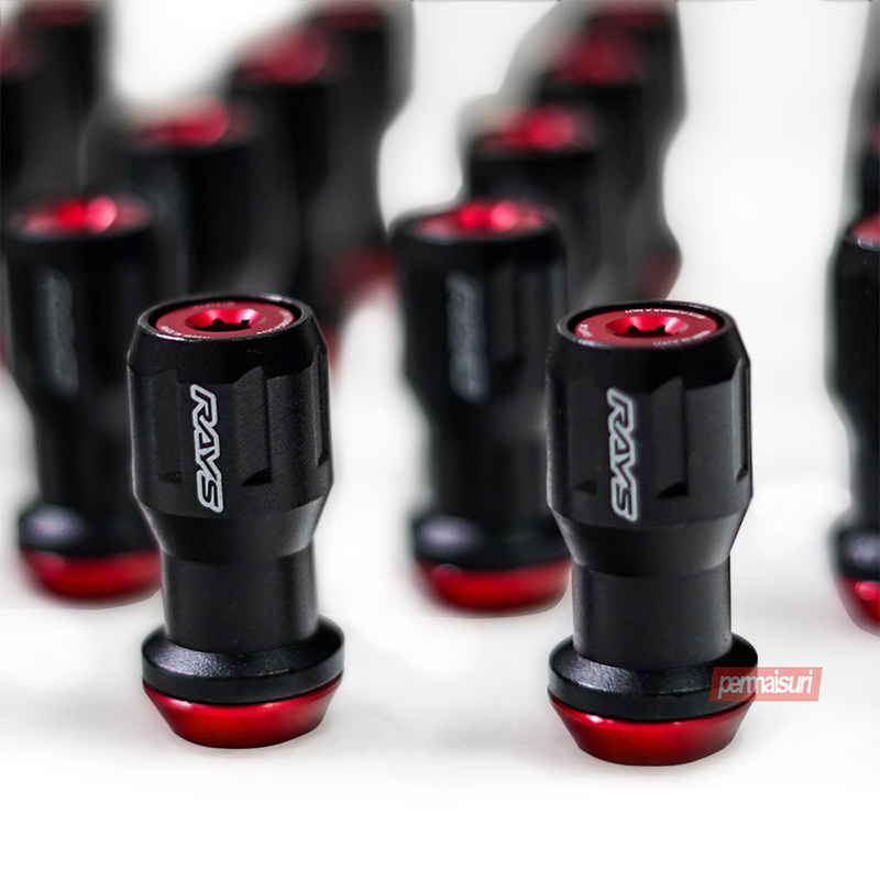 Permaisuri | Accessories - Rays Formula Nut (FN II) M 12 x 1.5 Black - Red