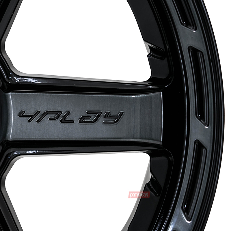 Permaisuri | 4PLAY WHEELS - 4P63 | Brushed Black 22