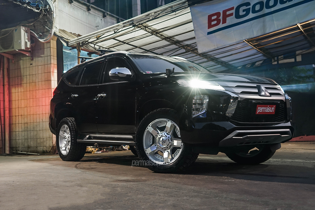 Permaisuri | XD Series Rockstar Argento 168 with Mitsubishi Pajero Sport