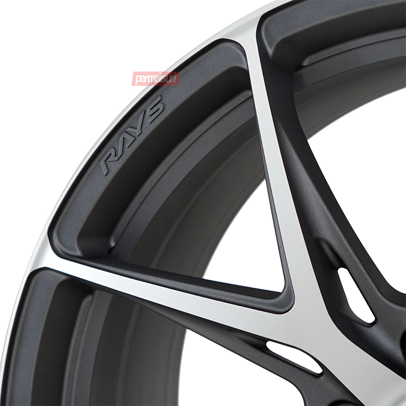 Permaisuri | Rays - VV21S | Matte Diamond Cut/Side Matte Graphite 20